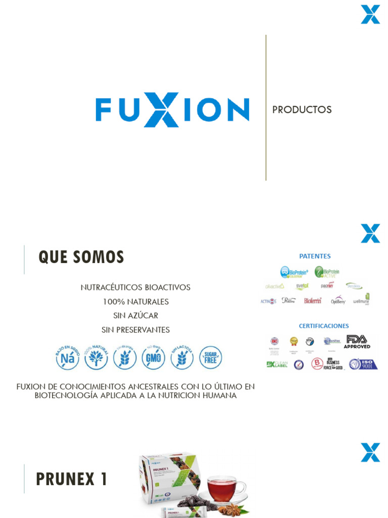 Productos FUXION Nuevo | PDF | Fibra dietética | Dieta y nutrición