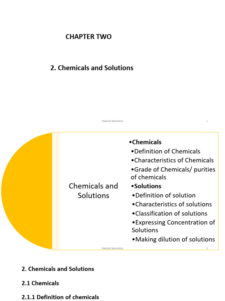Prepare Laboratory Solution Unit 2 | PDF | Staining | Solubility