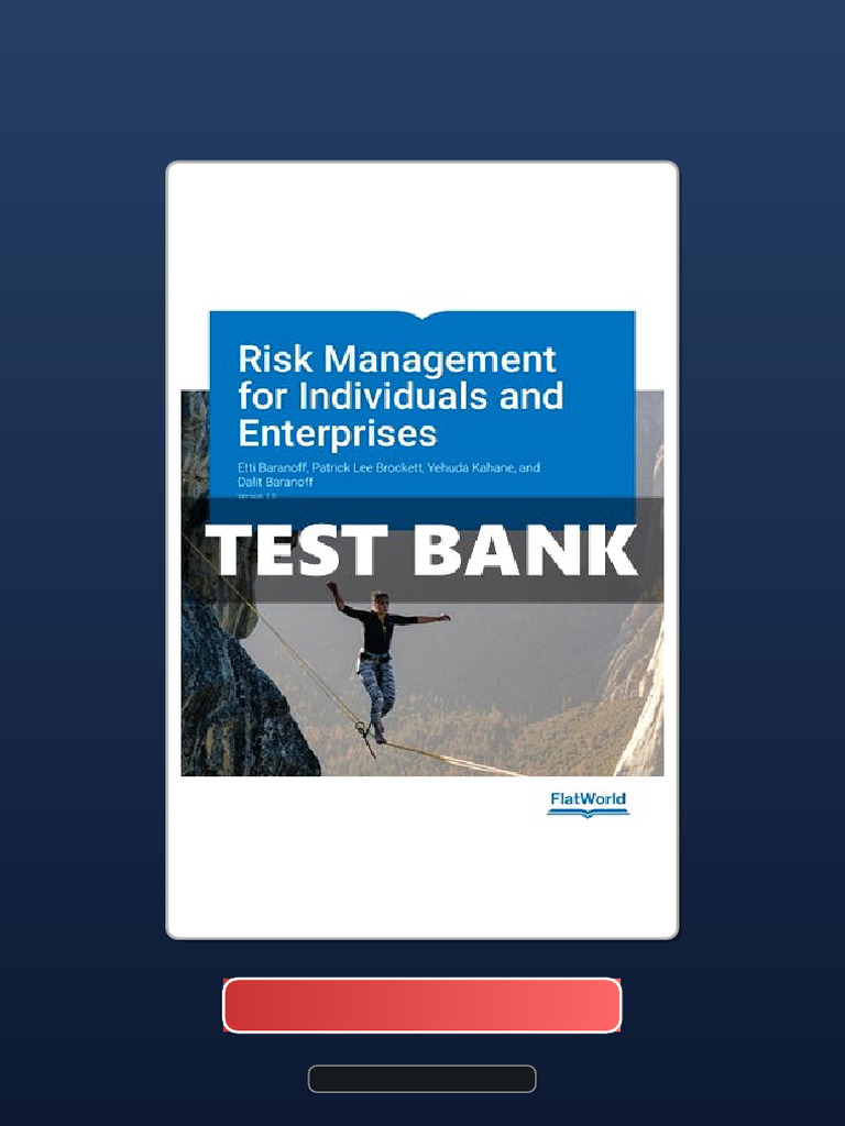 Complete Bundle Risk Management For Individuals and Enterprises Version ...