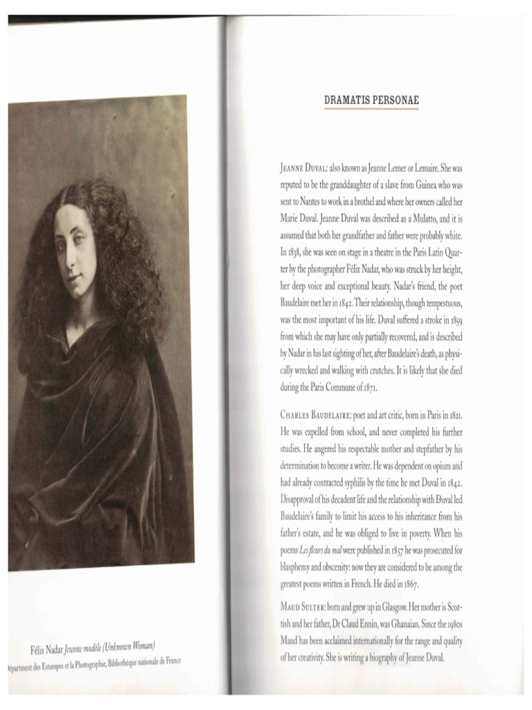 Jeanne Duval Melodrama | PDF