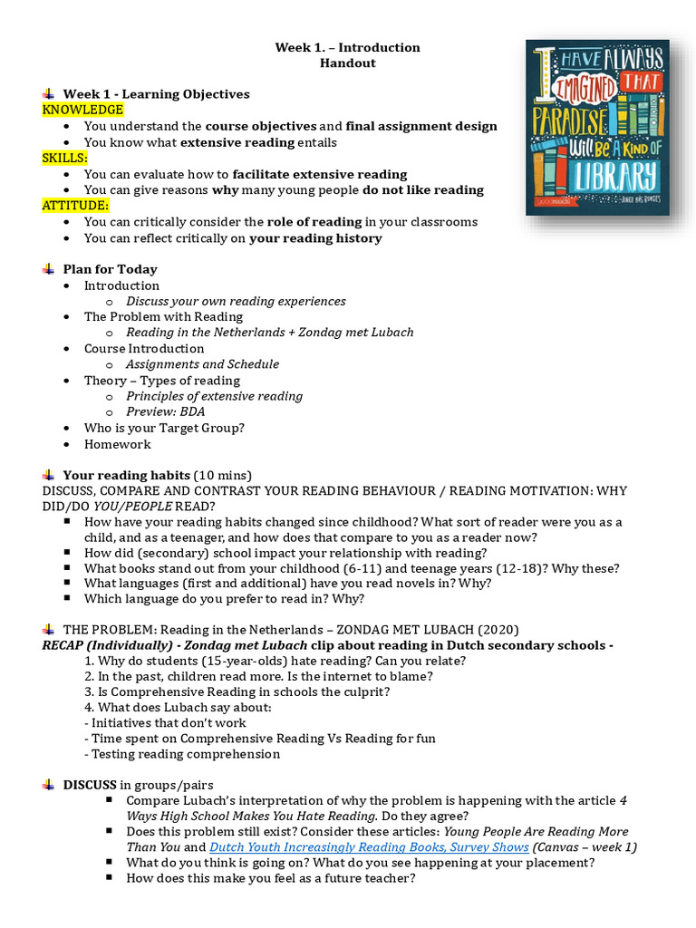 Understanding Extensive Reading in Education | PDF | Cognitive Science ...