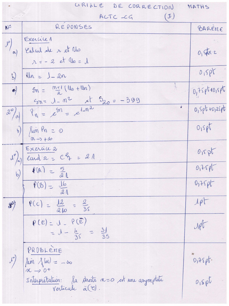 Math Gene Actc CG 2018 | PDF