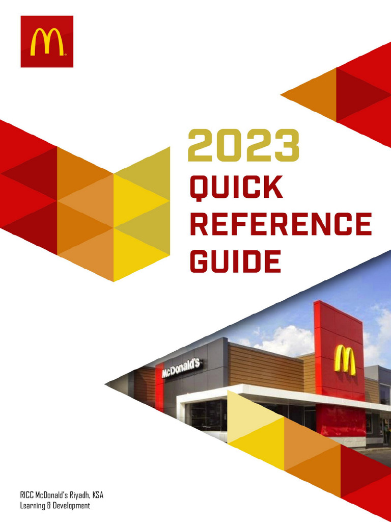 QRG (Quick Reference Guide) - 2023 | PDF