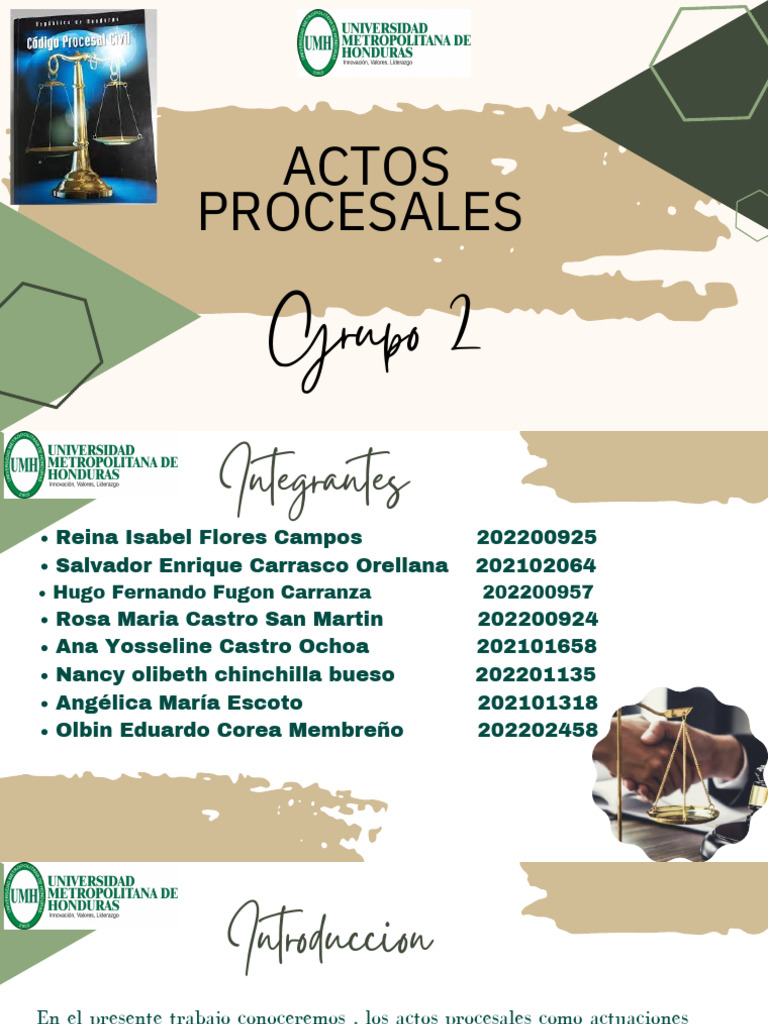 Actos Procesales: Requisitos y Normativas | PDF | Ley procesal | Esfera ...