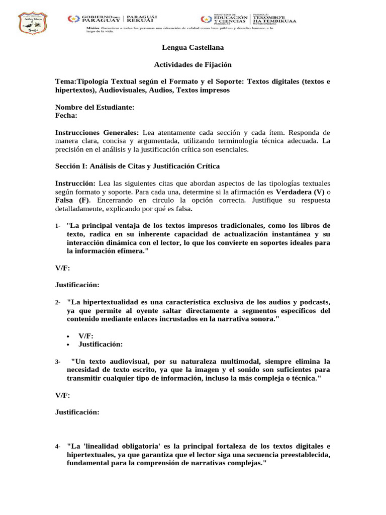 Tipología Textual Según El Formato y El Soporte | PDF | Infografia | Blog