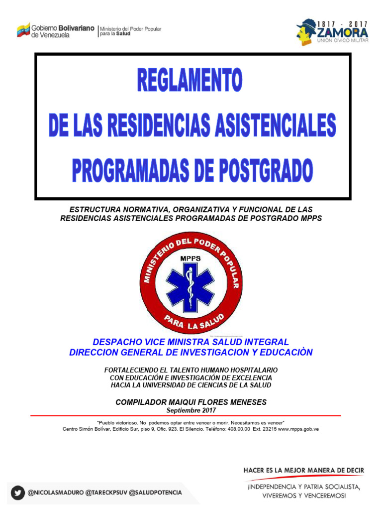 Estructura de Residencias Asistenciales MPPS | PDF | Hospital ...