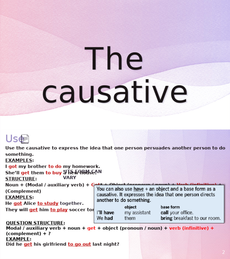 The Causative | PDF