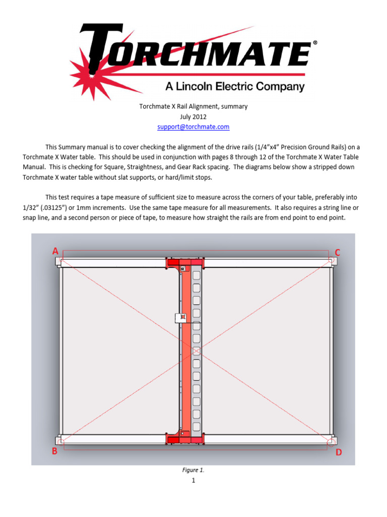Torchmate X Rail Alignment | PDF | Gear | Mechanical Engineering