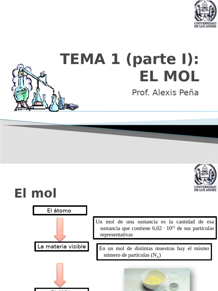 Conceptos Clave del Mol y Fórmulas Químicas | PDF | Mole (Unidad ...