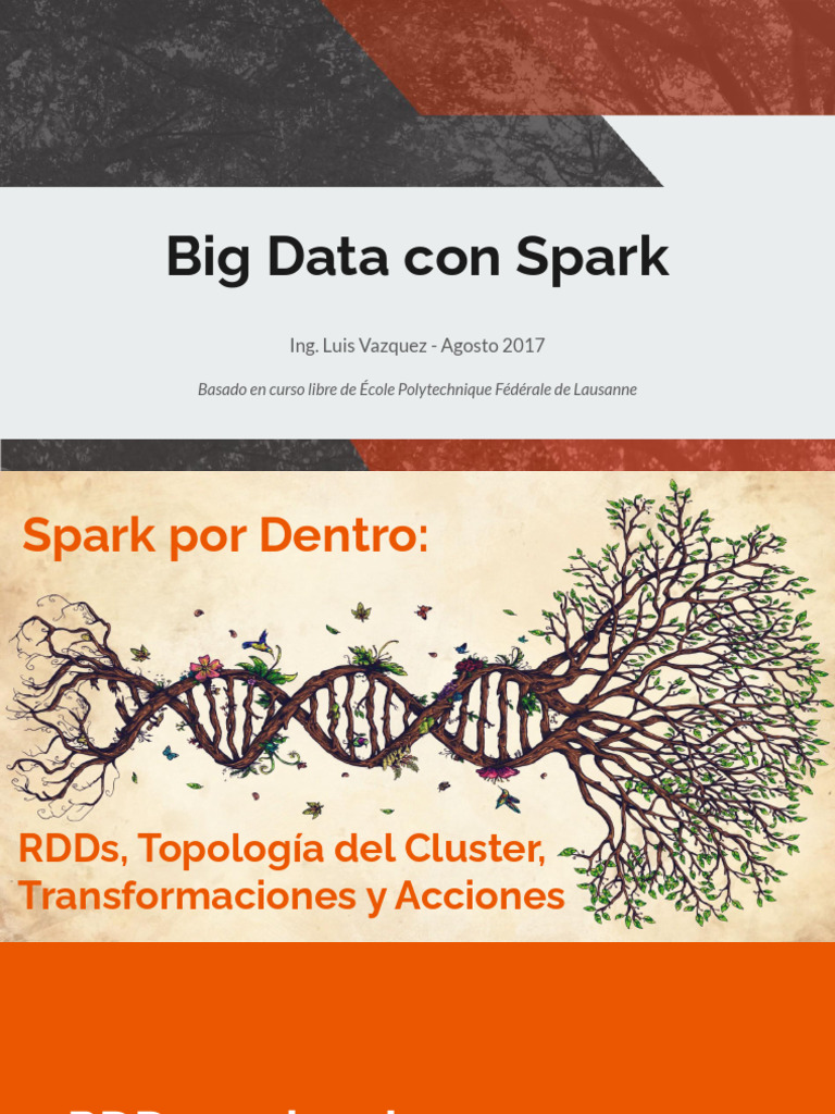 Big Data Con Spark 02 - RDDs y Operaciones | PDF | Apache Spark | Grupo de computadoras