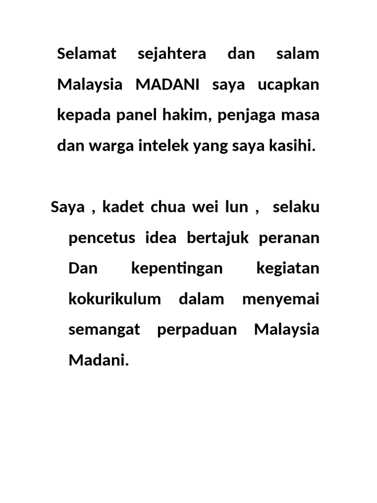 Teks Syarahan | PDF