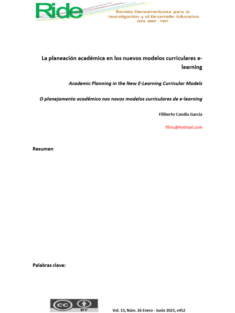 Planeacion Educativa en Los Nuevos Modelo E-Learning | PDF | Enseñando | Maestros