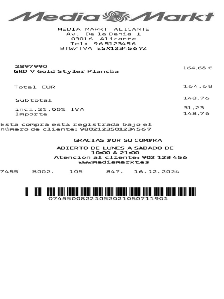 Compra GHD V Gold en MediaMarkt Alicante | PDF