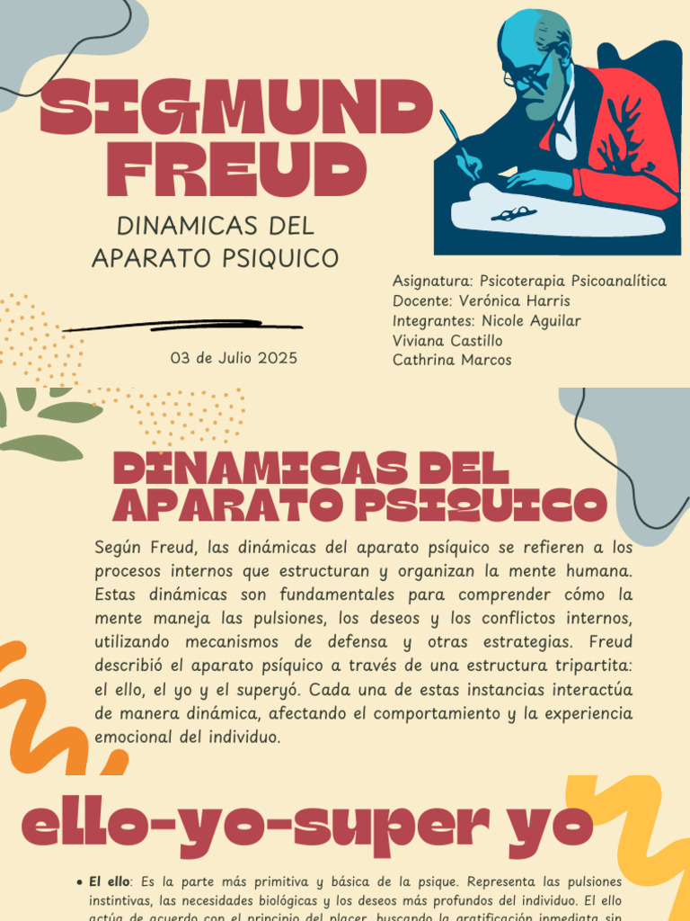 Dinámicas del Aparato Psíquico según Freud | PDF | Libido | Trauma ...