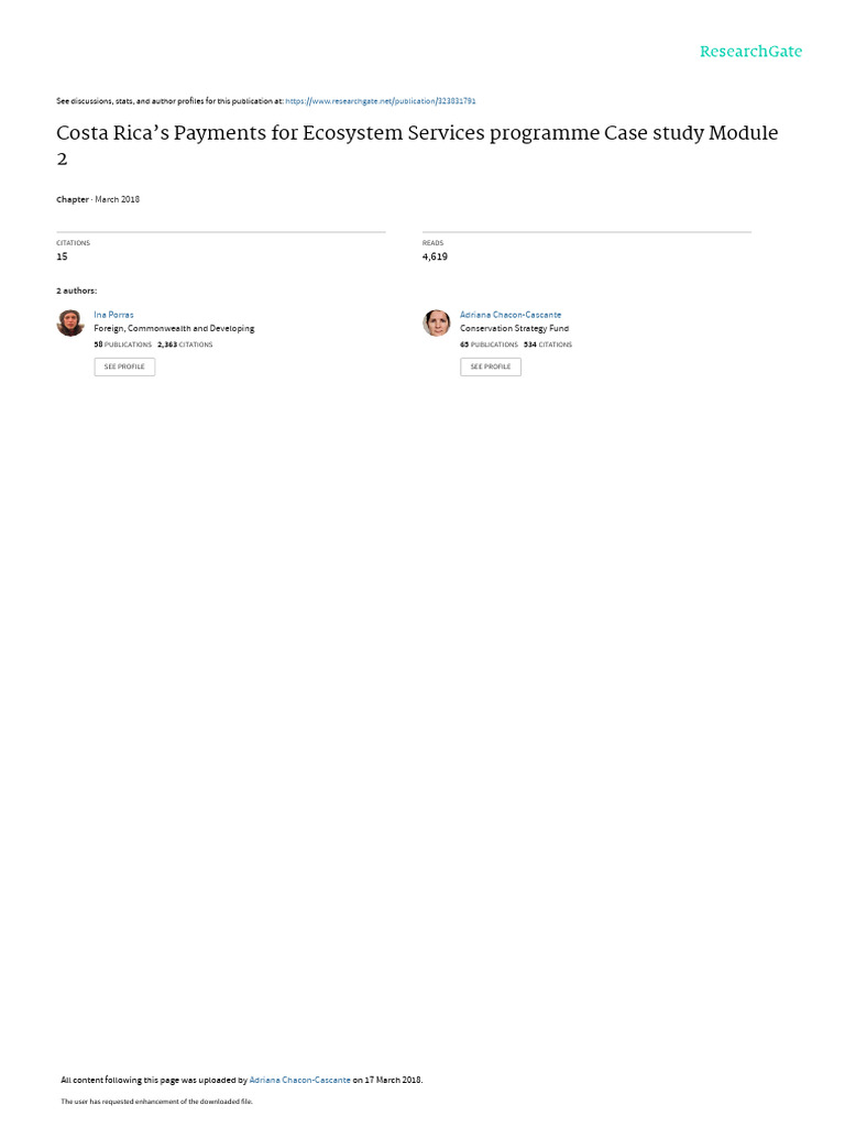 Costar I Capes Programme Case Study Module 2 | PDF | Forest Management | Taxes