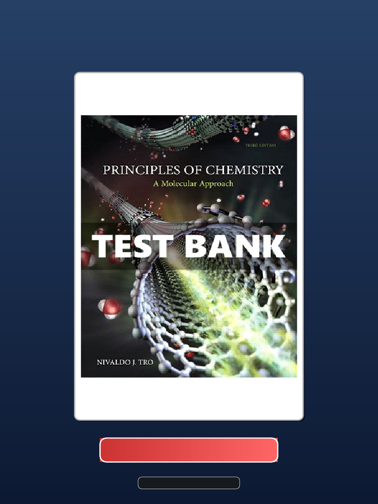 Complete Bundle Principles of Chemistry A Molecular Approach 3 Ed Tro ...