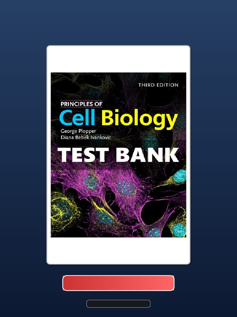 Complete Bundle Principles of Cell Biology 3 Ed Plopper Ebook and ...