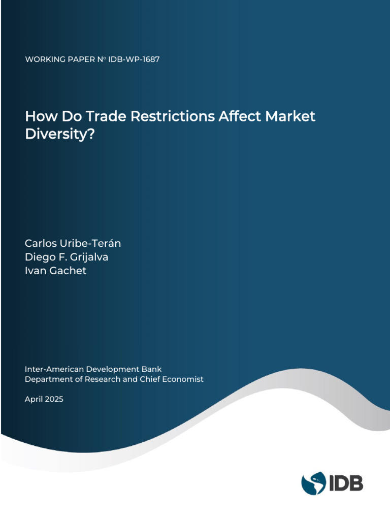 How Do Trade Restrictions Affect Market Diversity | PDF | Tariff ...