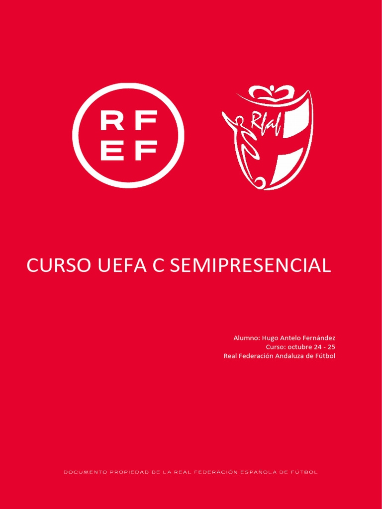 Proyecto Final UEFA C Hugo Antelo Fernández | PDF | Asociación de ...