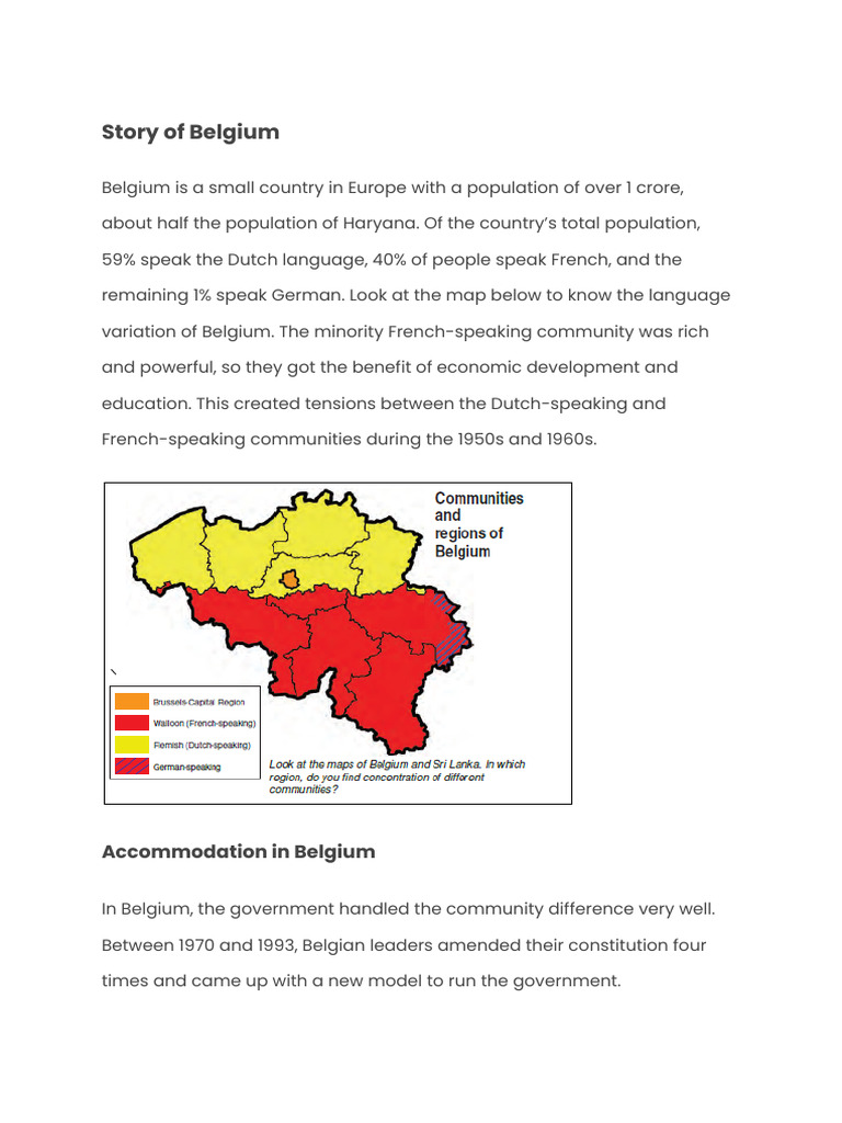 Story of Belgium | PDF | Soil | Nationalism