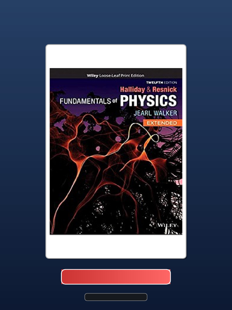 Fundamentals of Physics Extended 12th Edition Test Bank PDF Download ...
