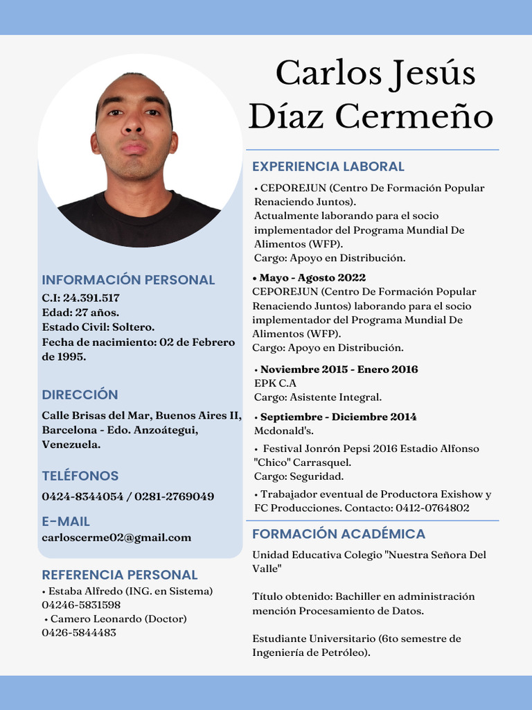 CV - Carlos Diaz | PDF