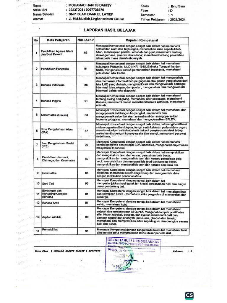 Scan Legalisir Rapot SMT 3-Compressed | PDF