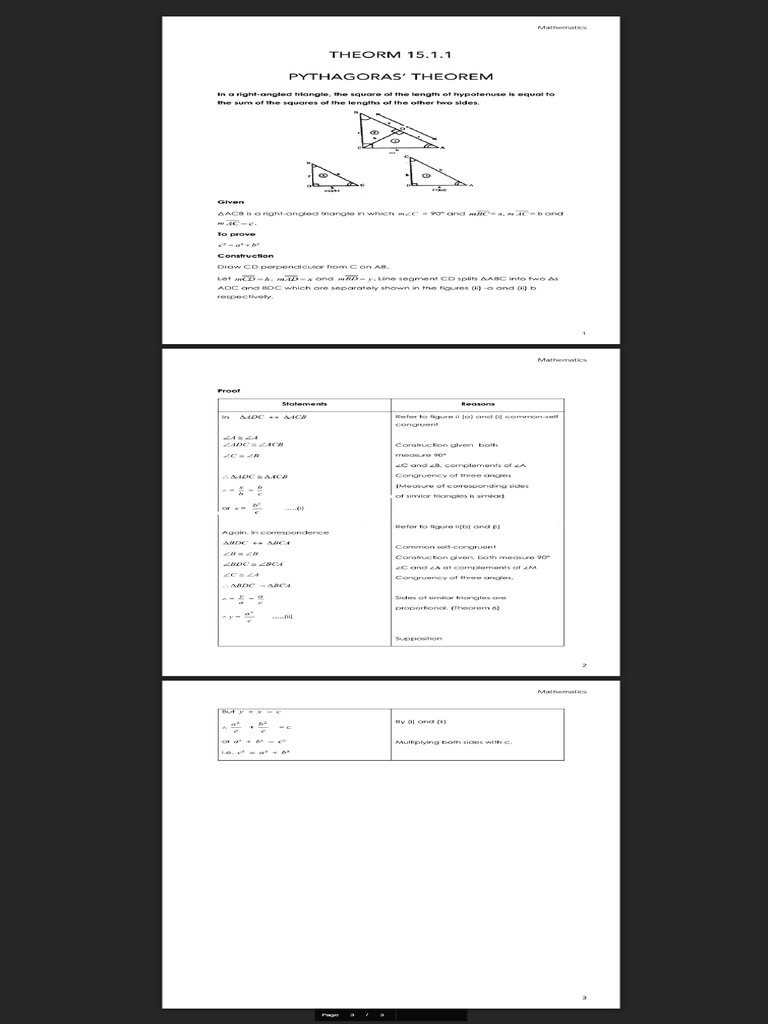 9th Class Math Notes Chapter 15 Fed Board | PDF