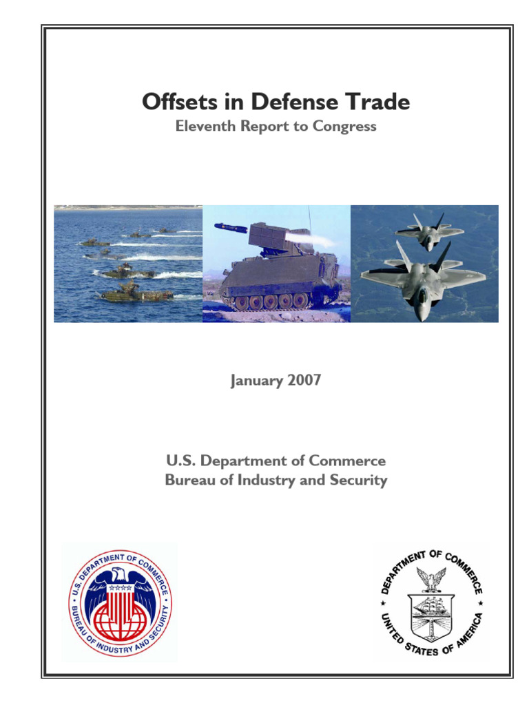 2007-Offsets in Defense Trade | PDF | Percentage | Economies