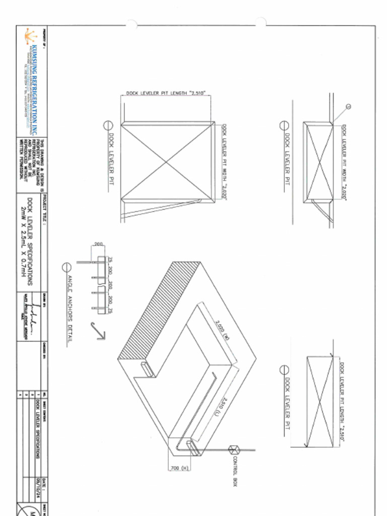 2.0mw X 2.5ml Dock Leveler | PDF