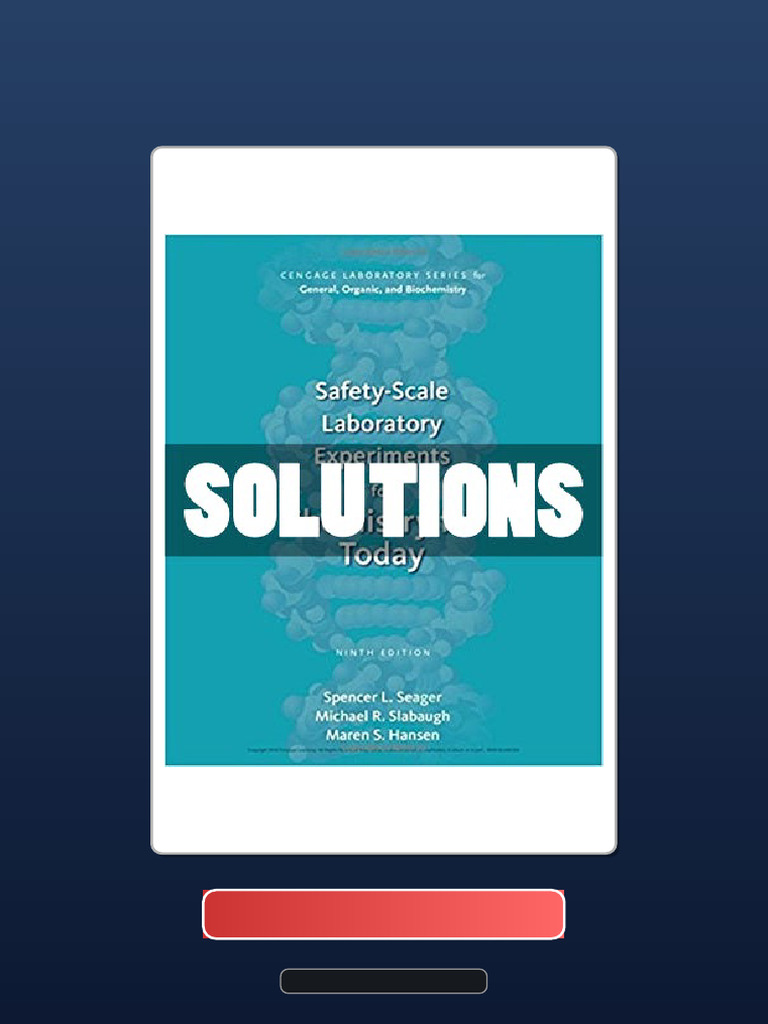 Complete Bundle Safety Scale Laboratory Experiments 9 Ed Seager Ebook ...