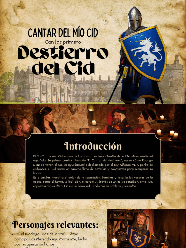 Destierro y hazañas del Cid | PDF
