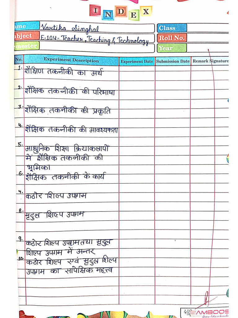 B Ed 1st Year Teacher Teaching And Technology Pdf