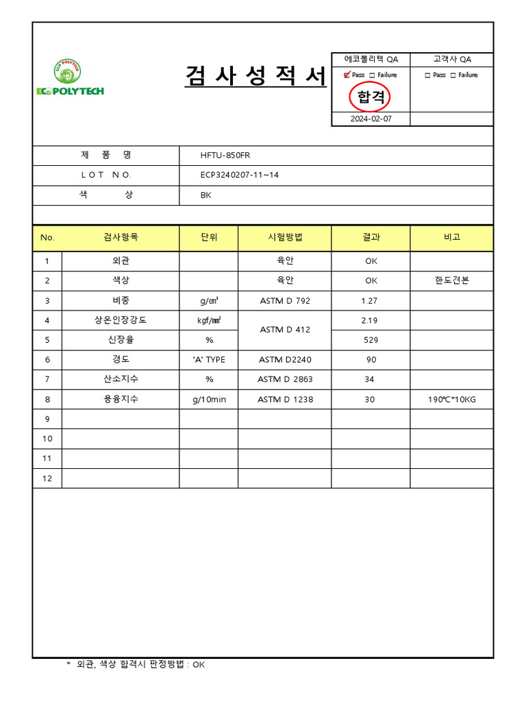 Coa Hftu-850fr (BK) | PDF