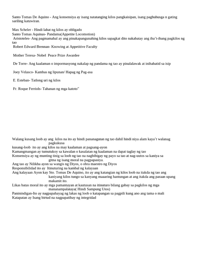 Esp 10 Notes First Grading | PDF