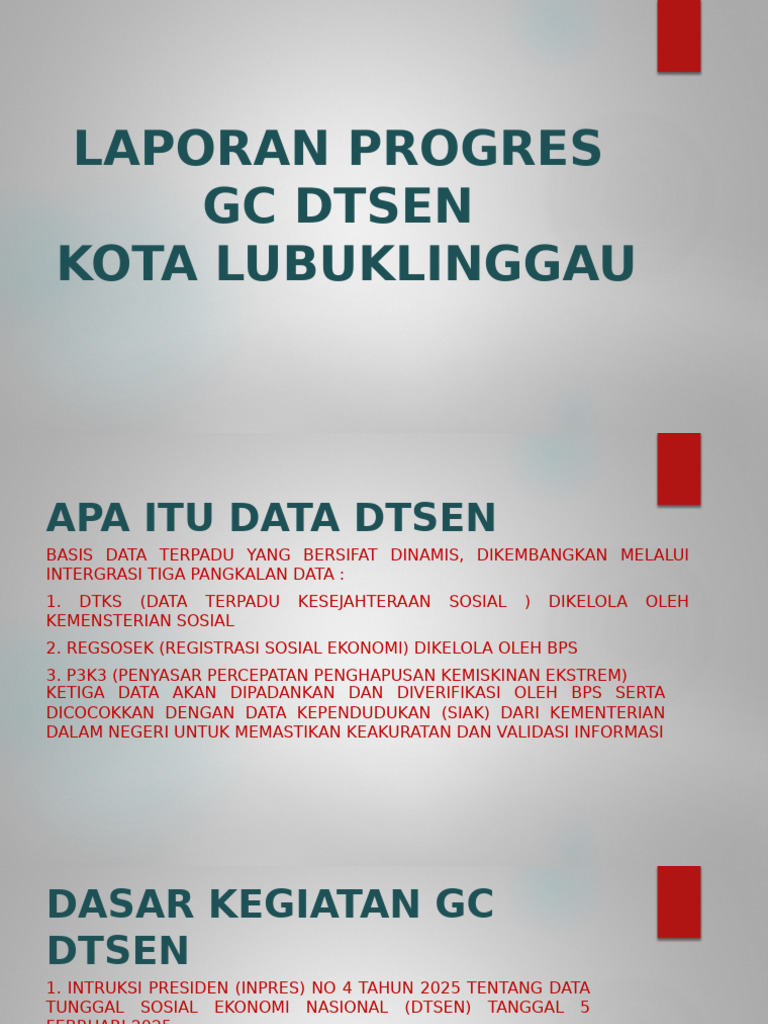 Verifikasi Dan Validasi Data P3ke | PDF