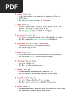 CAE C1 Vocabulary List | PDF
