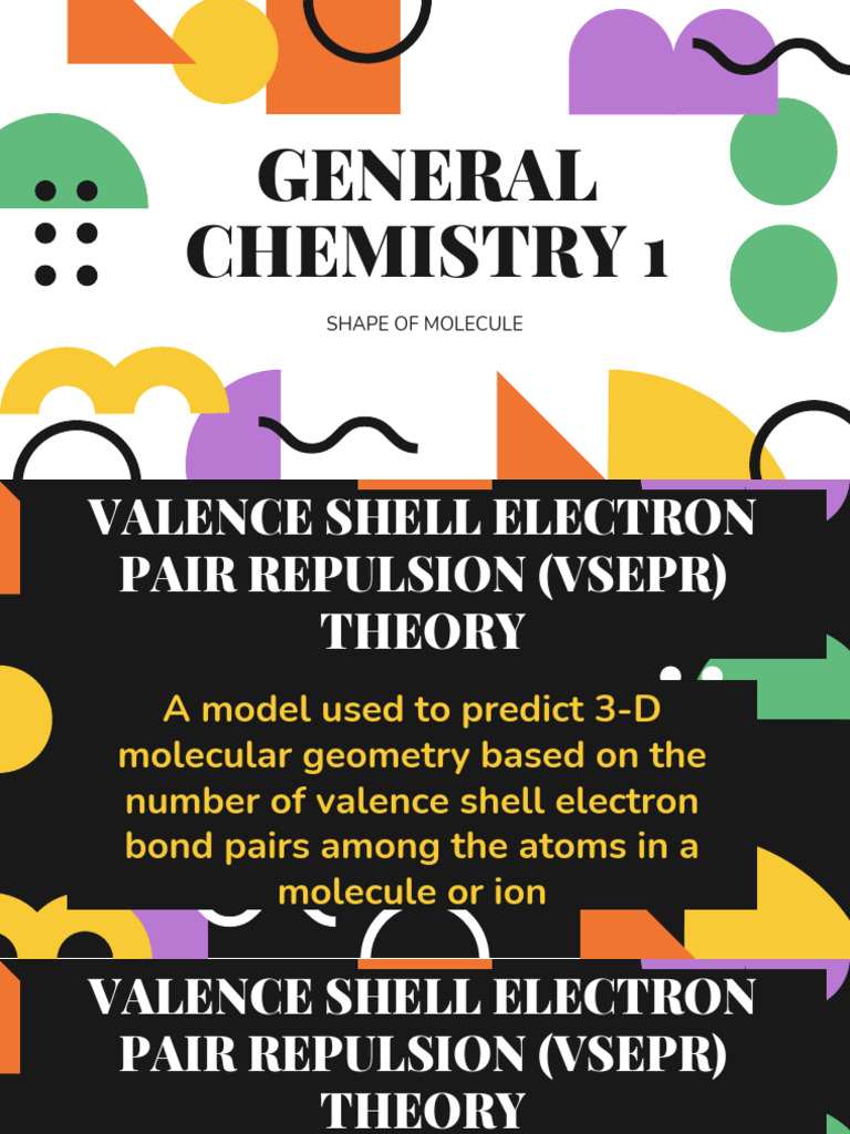 VSEPR Theory and Molecular Shapes | PDF