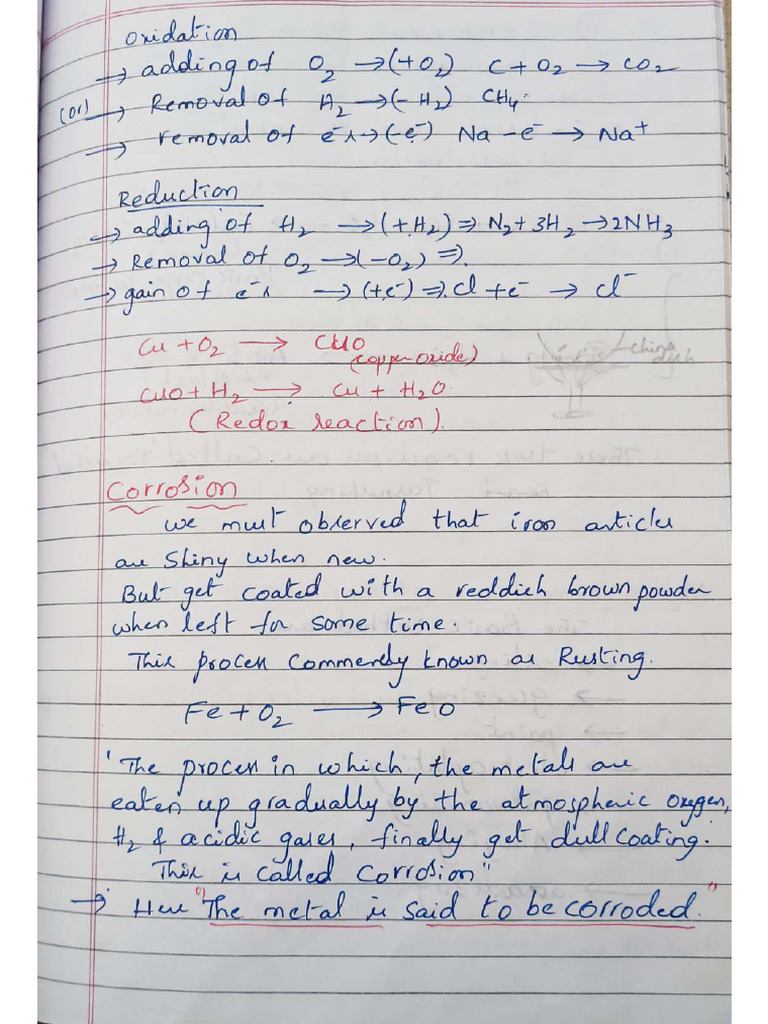 Corrosion and Rancidity Notes For Both of You Bright Future | PDF