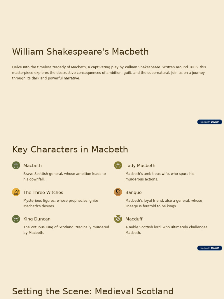 William Shakespeares Macbeth | PDF | Macbeth | Shakespearean Tragedies