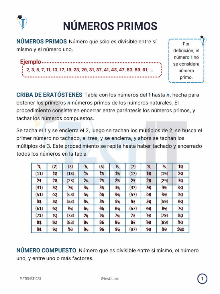 Números Primos | PDF