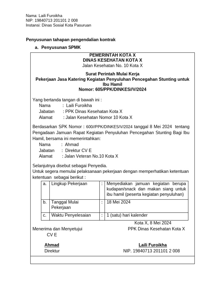 Lampiran 07 - Form SPMK Dan Monitoring Jadwal Pengiriman | PDF