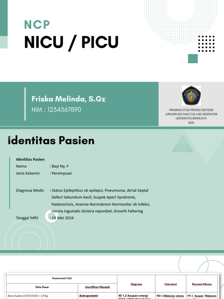 Ppt Ncp Nicu Picu - Friska Melinda | PDF