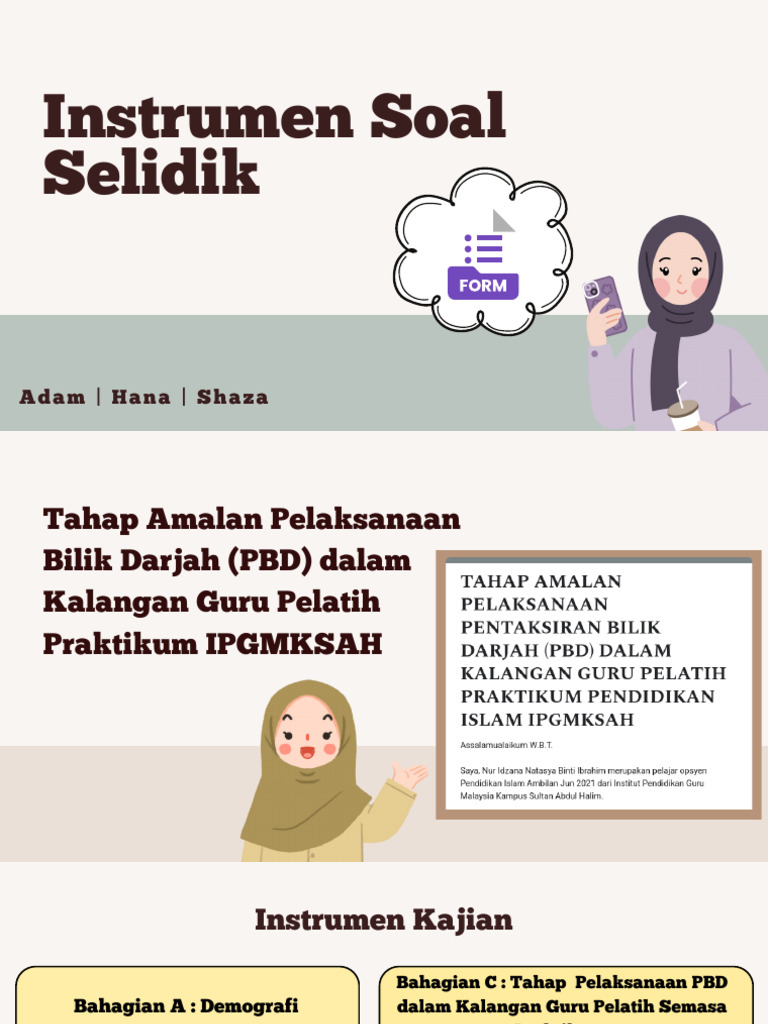 Instrumen Soal Selidik | PDF