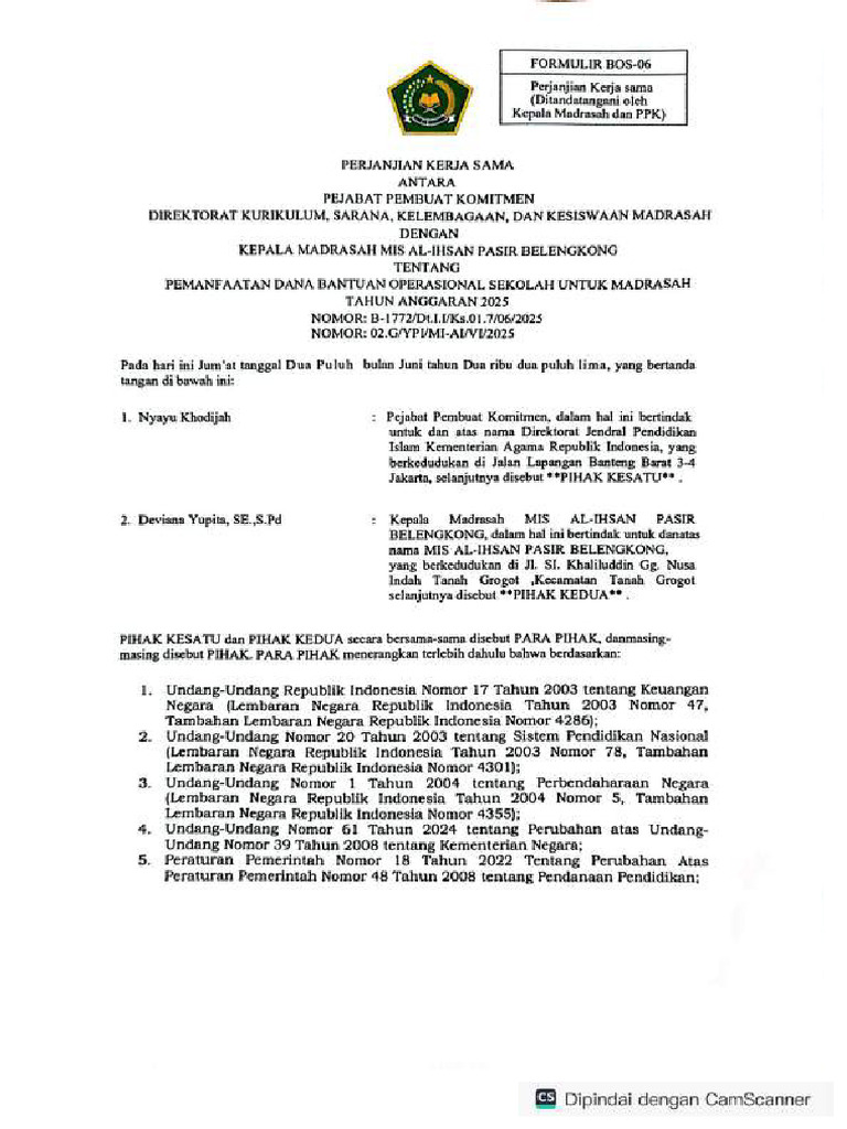 PKS PPK Dan Kamad) - Compressed | PDF