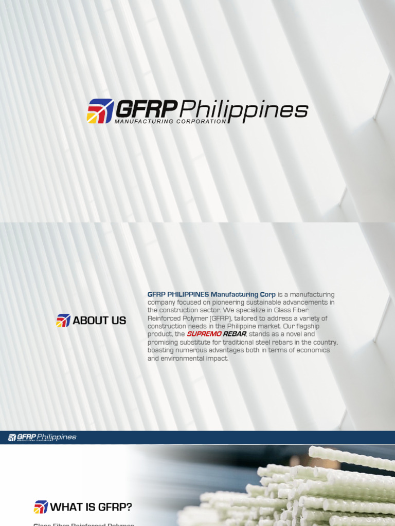 Glass Fiber Reinforced Polymer (GFRP) | PDF | Fiberglass | Precast Concrete
