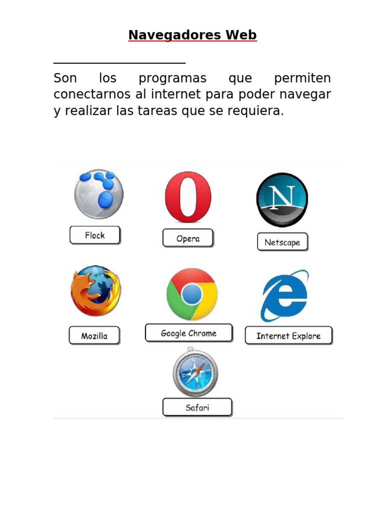 Navegadores Web | PDF
