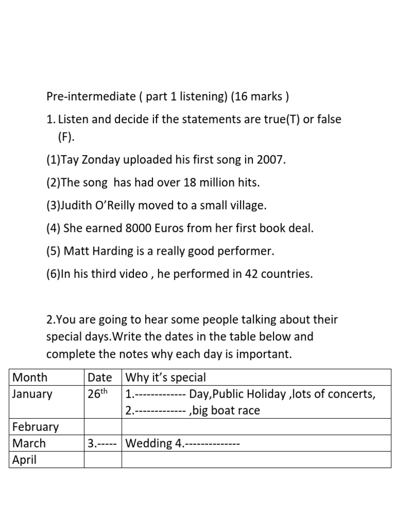 Preintermeditae - Exam Question | PDF