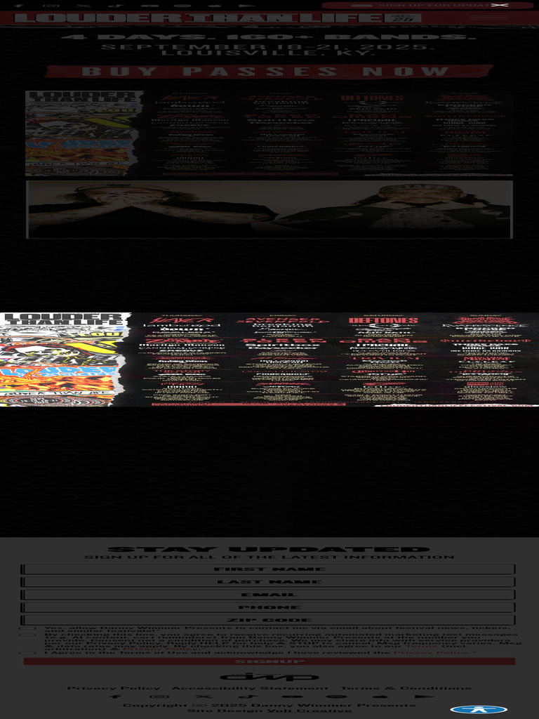 Home - Louder Than Life 2025 September 18-21 Highland Festival Grounds at KY Expo Center | PDF