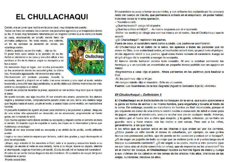 Chullachaqui | PDF